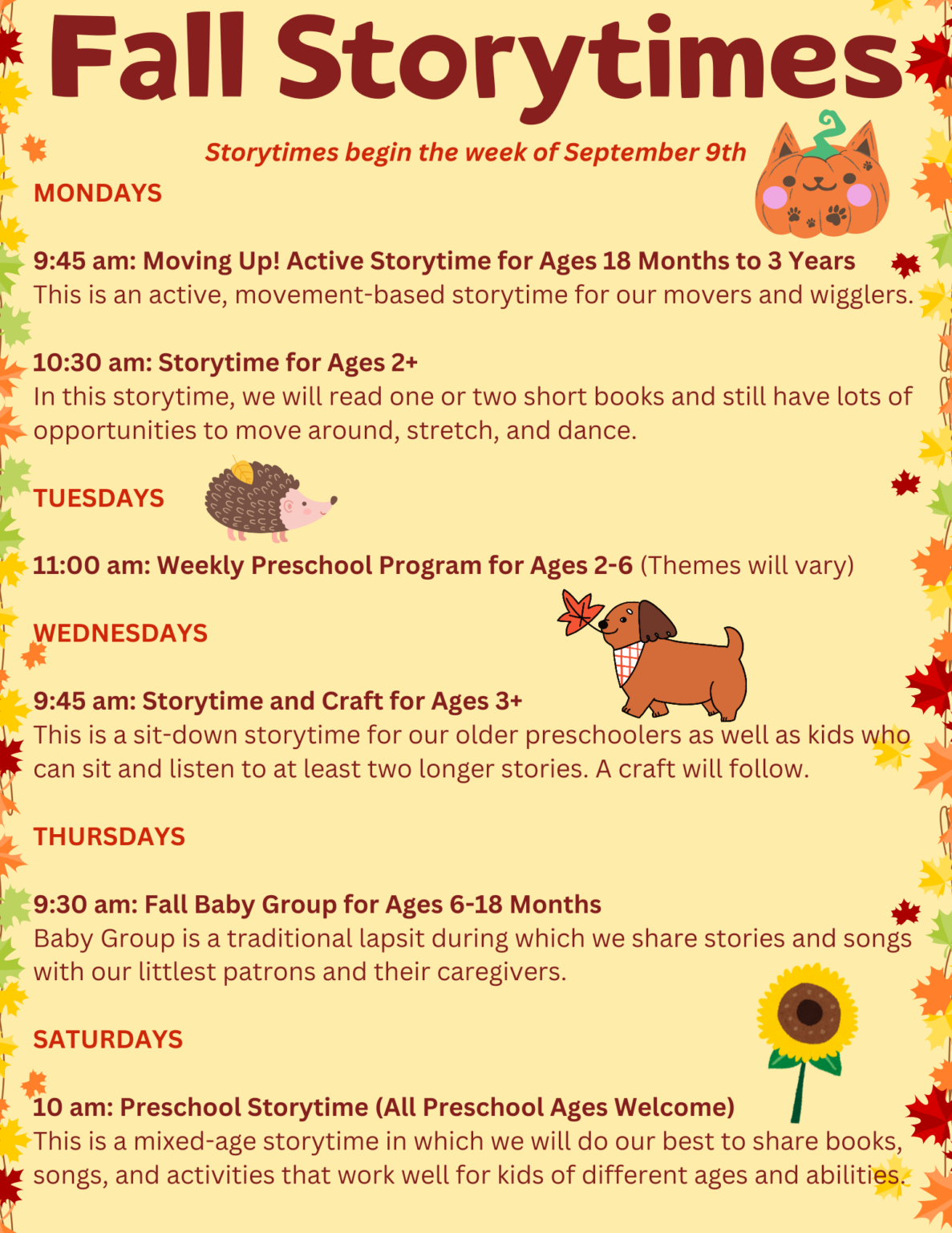Children's Take & Makes and Events | Denville Public Library